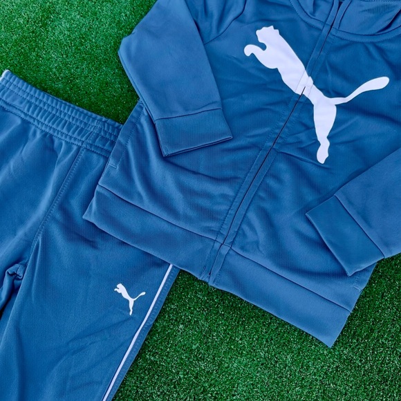 Puma | Matching Sets | Puma Blue Athletic Tracksuit | Poshmark